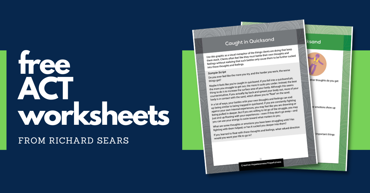 therapist.com | ACT Worksheets: Caught in Quicksand