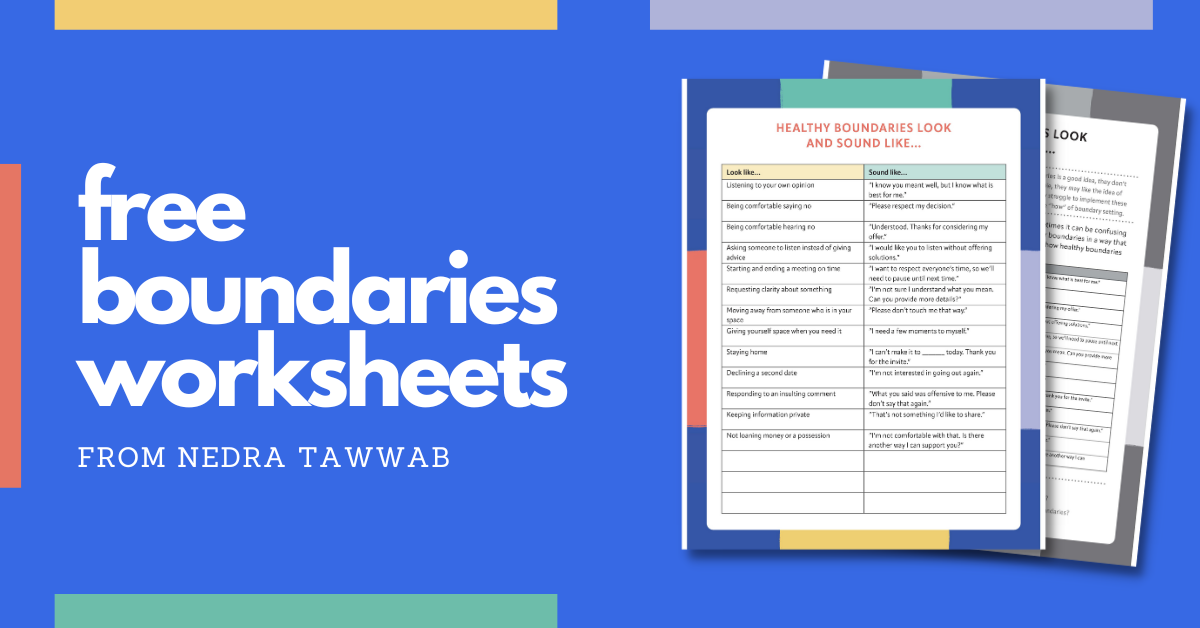 Boundary setting: What healthy boundaries look like | therapist.com